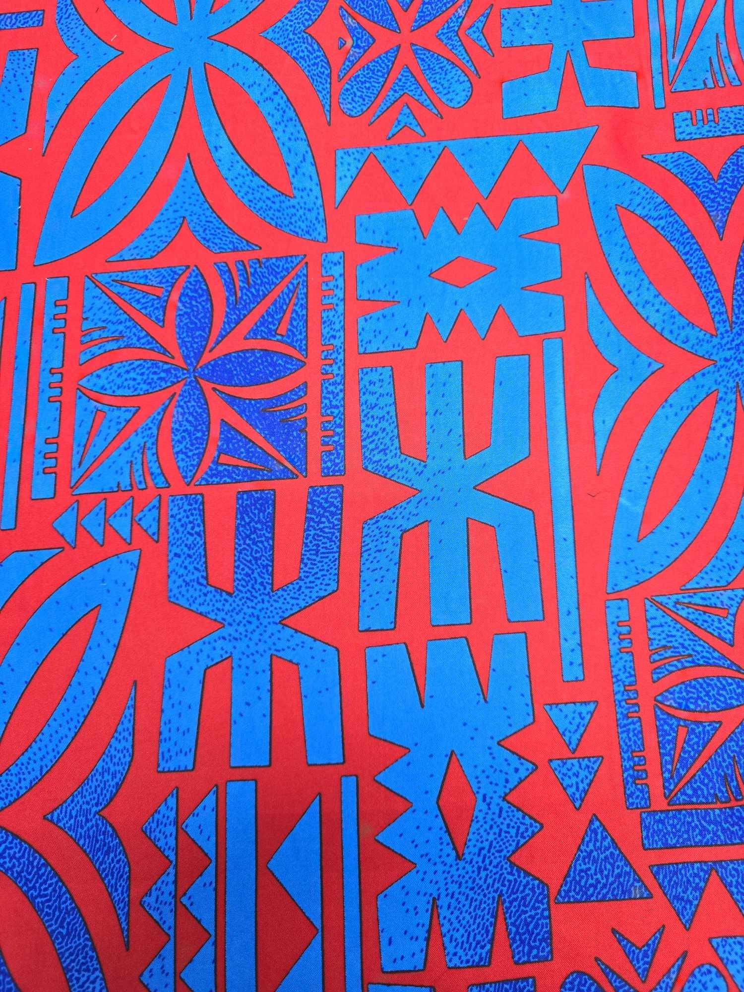 Printed Stretch Polyester - Polynesian Choice