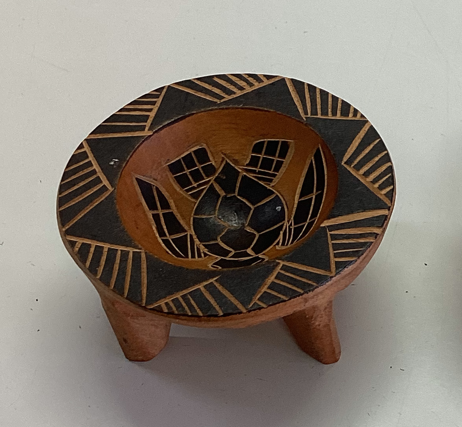 Pattered Mini Tanoa - Polynesian Choice